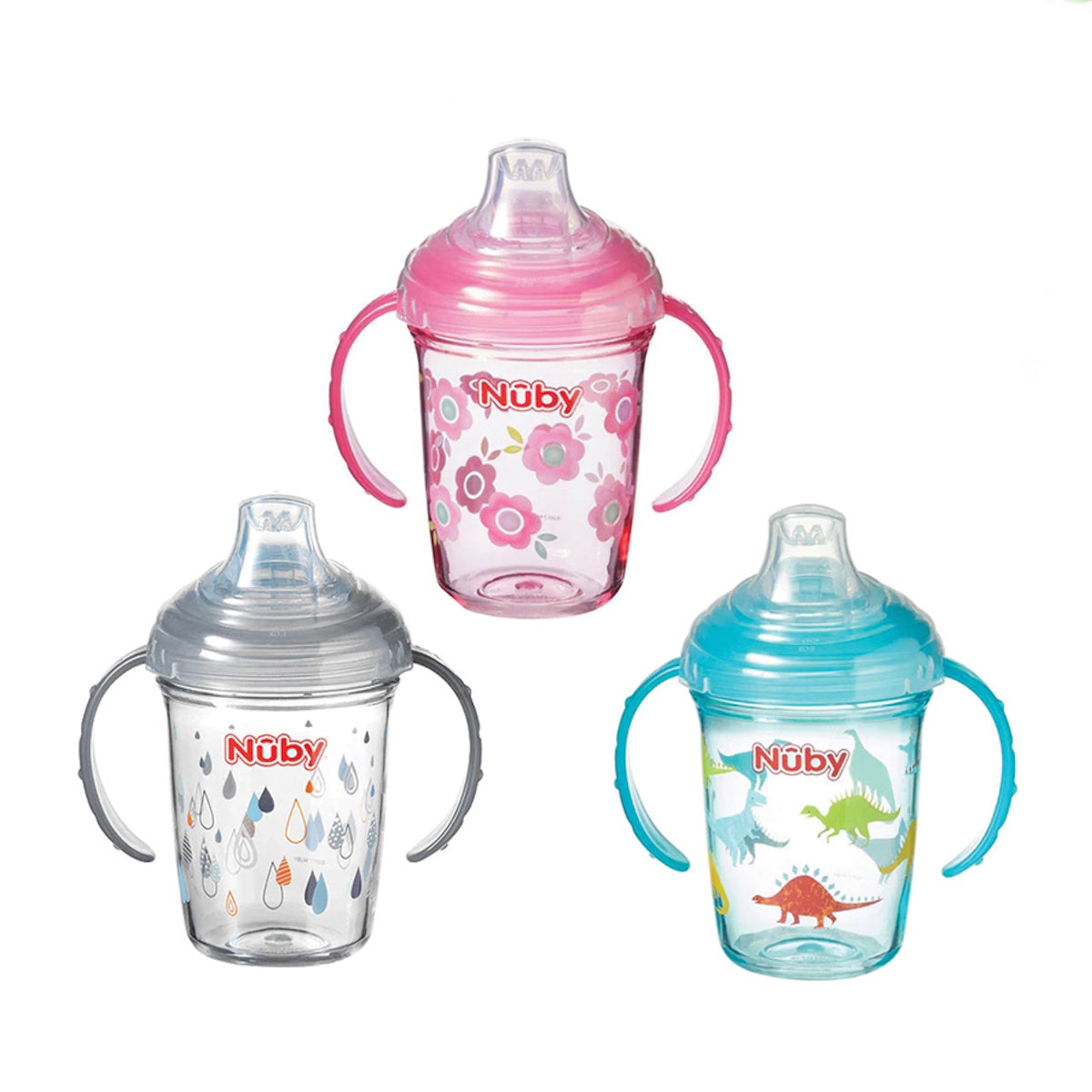 Nuby Tritan Spout Cup with Handles 8oz/240ml – Happikiddo.com