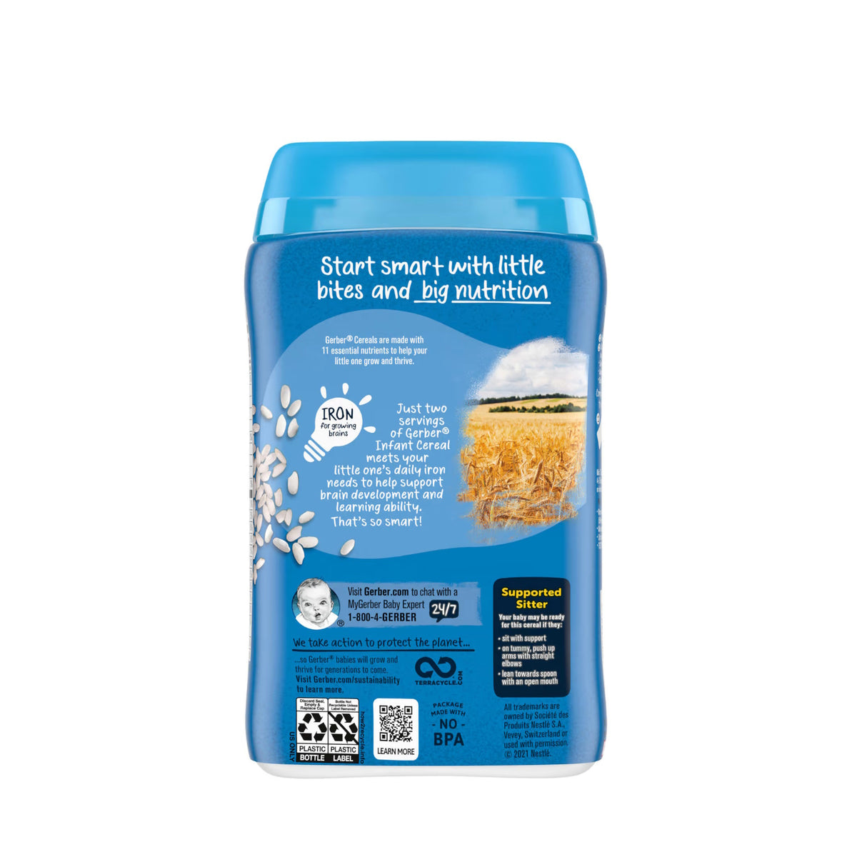 Gerber 1st Food Cereal NGM Rice 8oz (227g) – Happikiddo