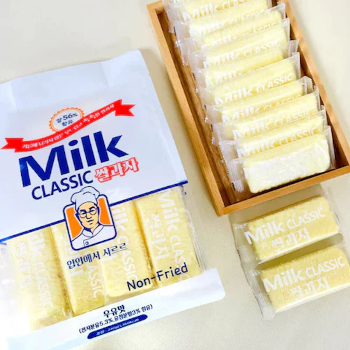 Chef Kim's Milk Classic Rice Puff (Cheese Flavor) 240g – Happikiddo.com