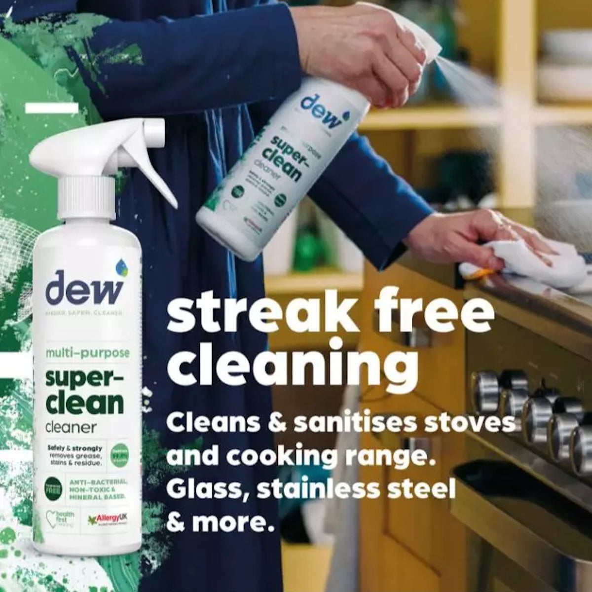 Dew Superclean Fragrance-free Multipurpose Cleaner 500ml – Happikiddo.com