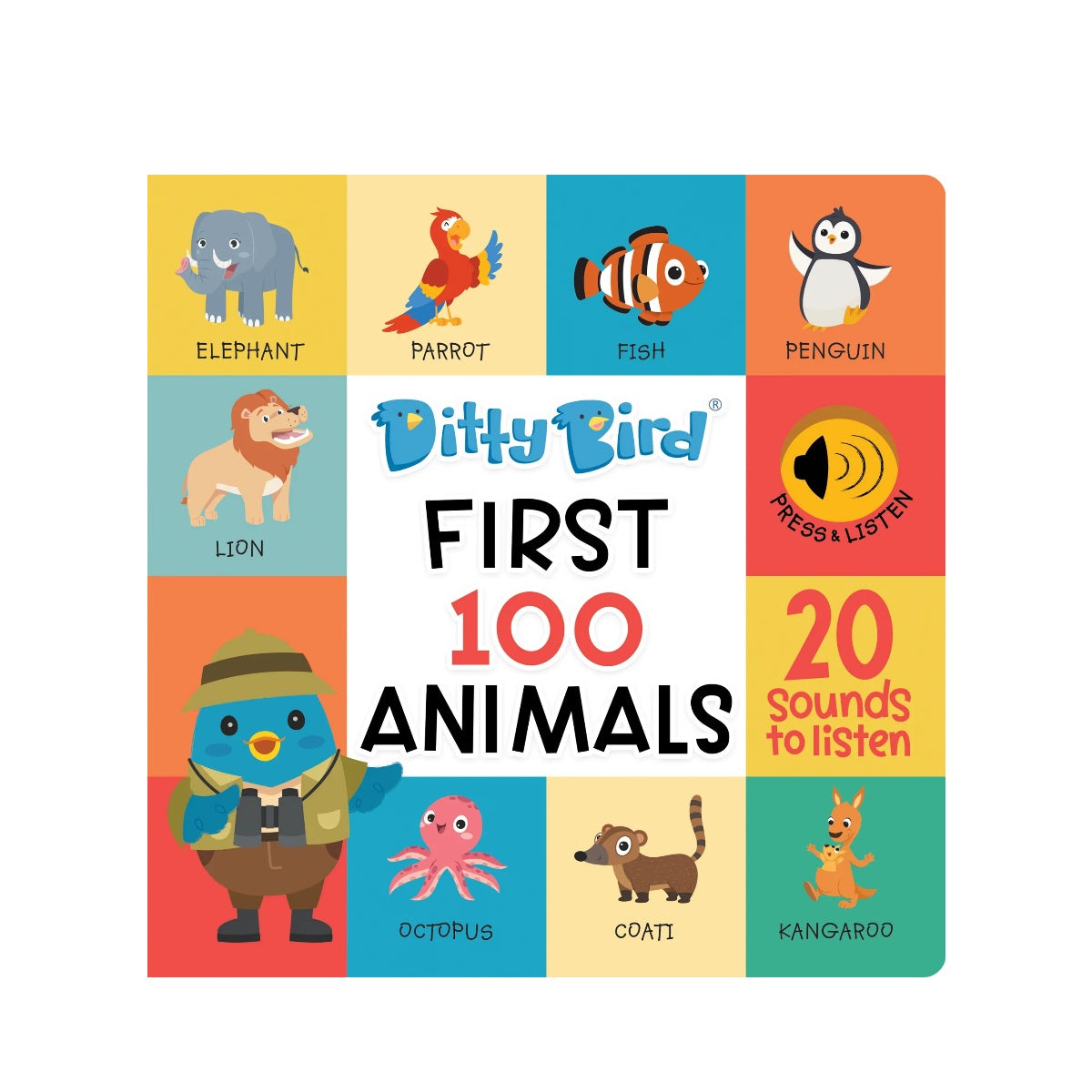 Ditty Bird First 100 Animals – Happikiddo.com