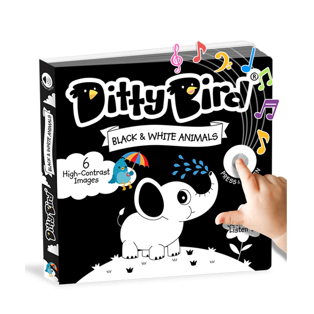 Ditty Bird Black And White Animals – Happikiddo
