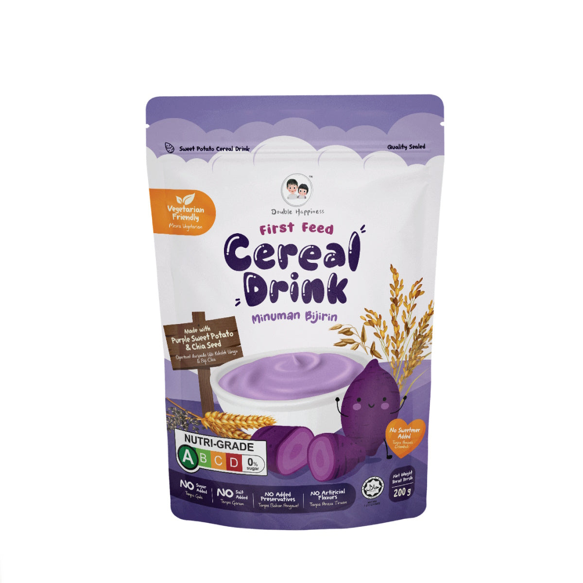 Double Happiness Baby First Feed Rice Cereal 200g – Happikiddo.com