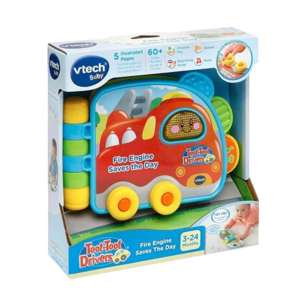 VTech Toot-Toot Drivers Fire Engine Saves The Day Book – Happikiddo