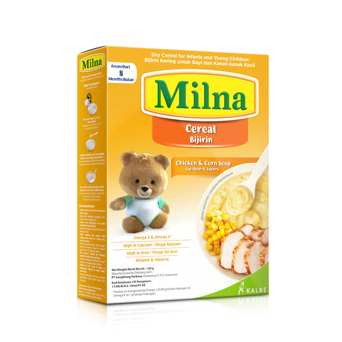 Milna Baby Cereal 120g (8m+) - Chicken & Corn Soup – Happikiddo.com