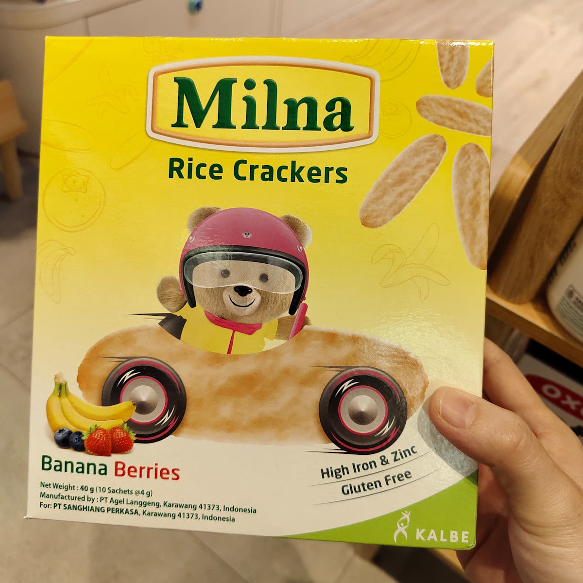 Milna Rice Crackers 40g – Happikiddo.com