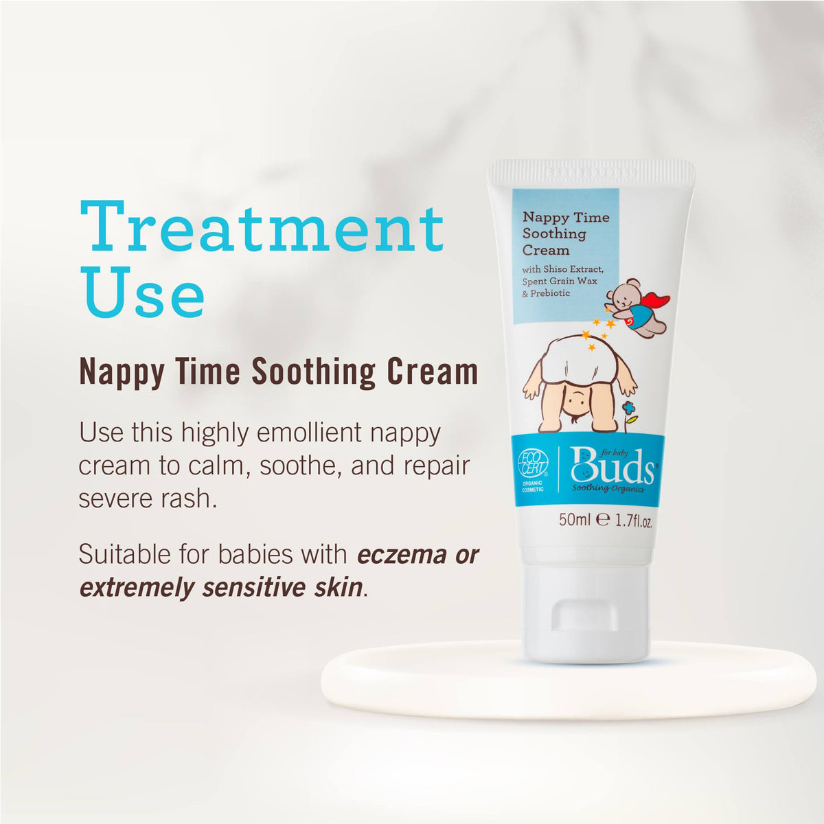 Buds Organics Nappy Time Soothing Cream 50ml – Happikiddo