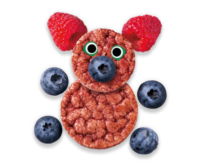 Organix Raspberry & Blueberry Rice Cakes – Happikiddo.com