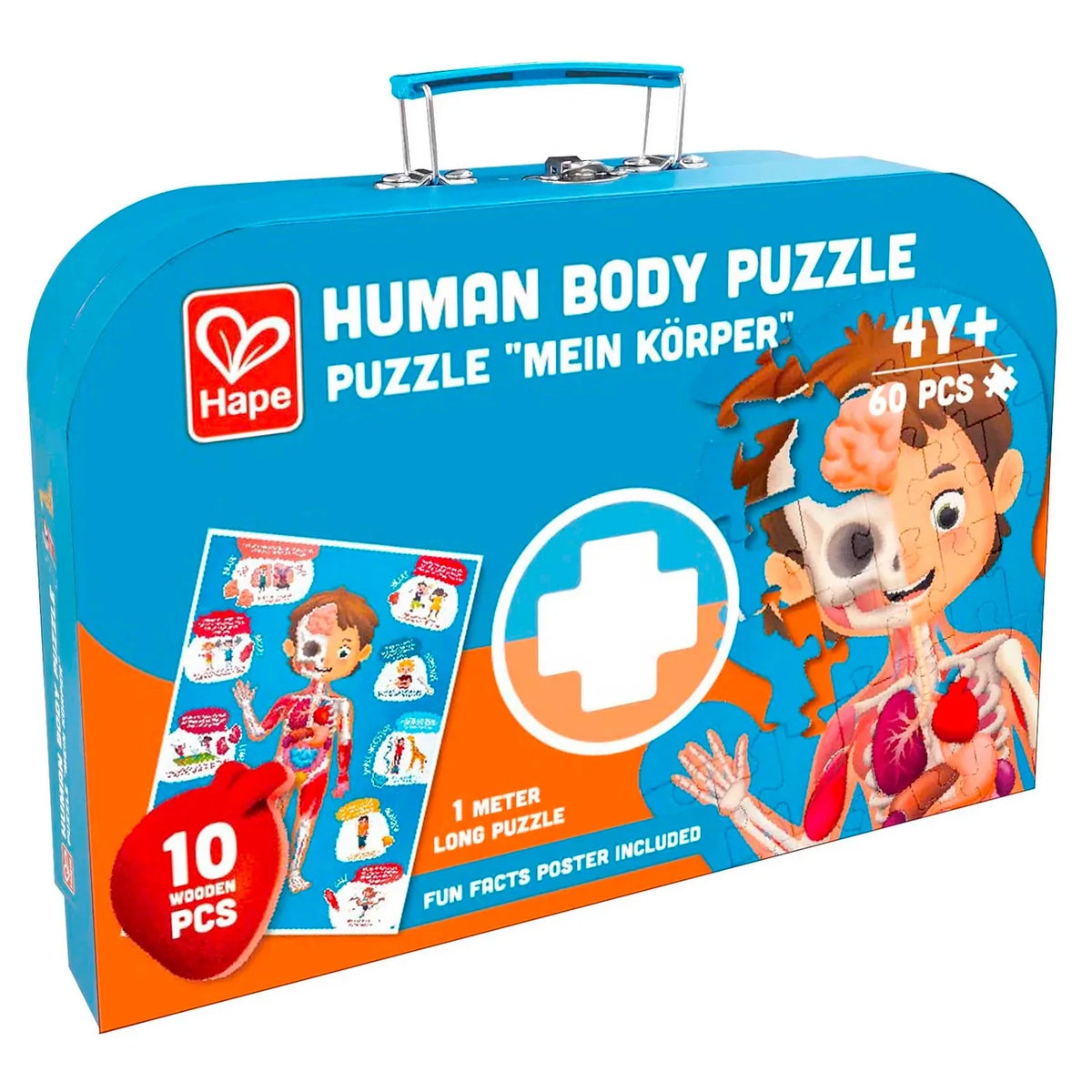 Hape Human Body Puzzle 60pcs – Happikiddo.com