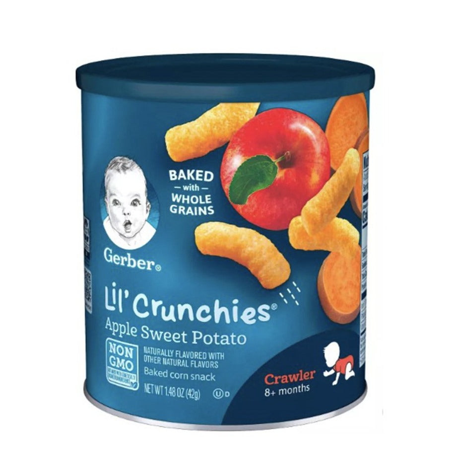 Gerber Lil Crunchies Apple Sweet Potato – Happikiddo.com